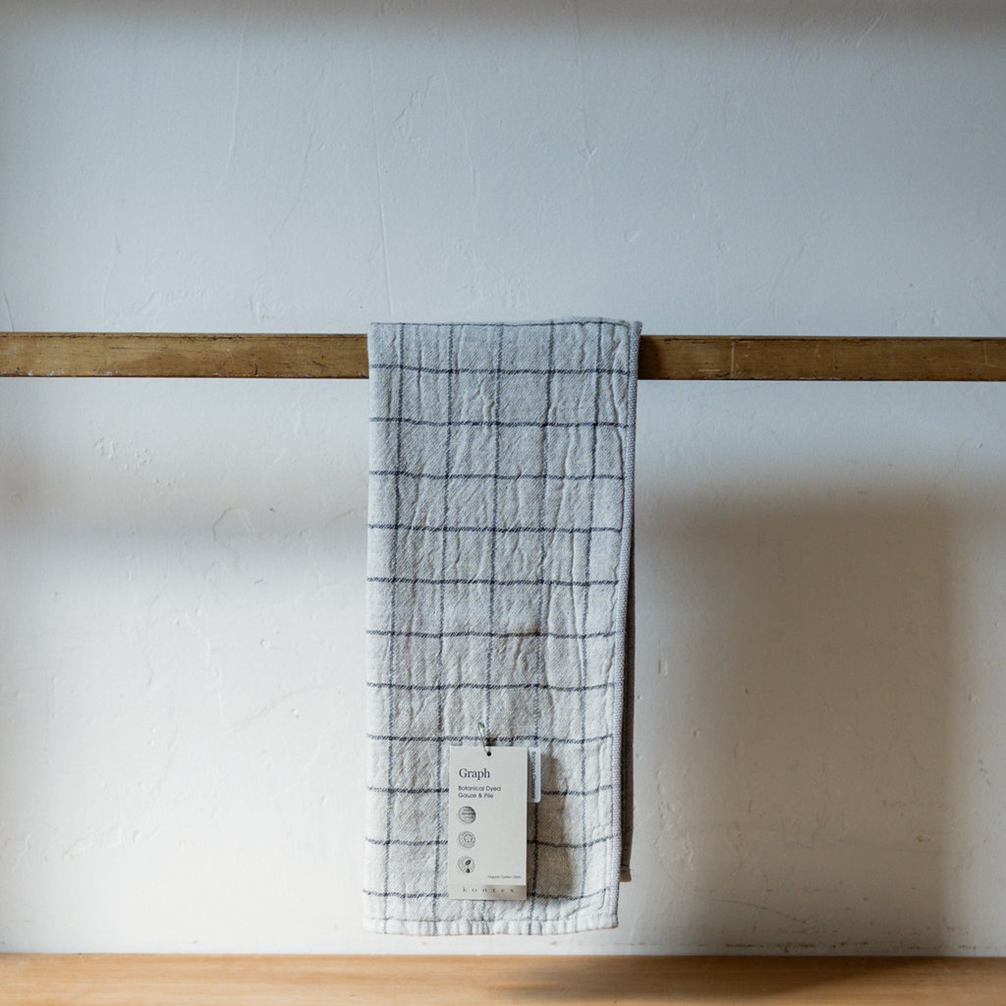 Kontex Graph Hand Towel Charcoal – Miss Arthur