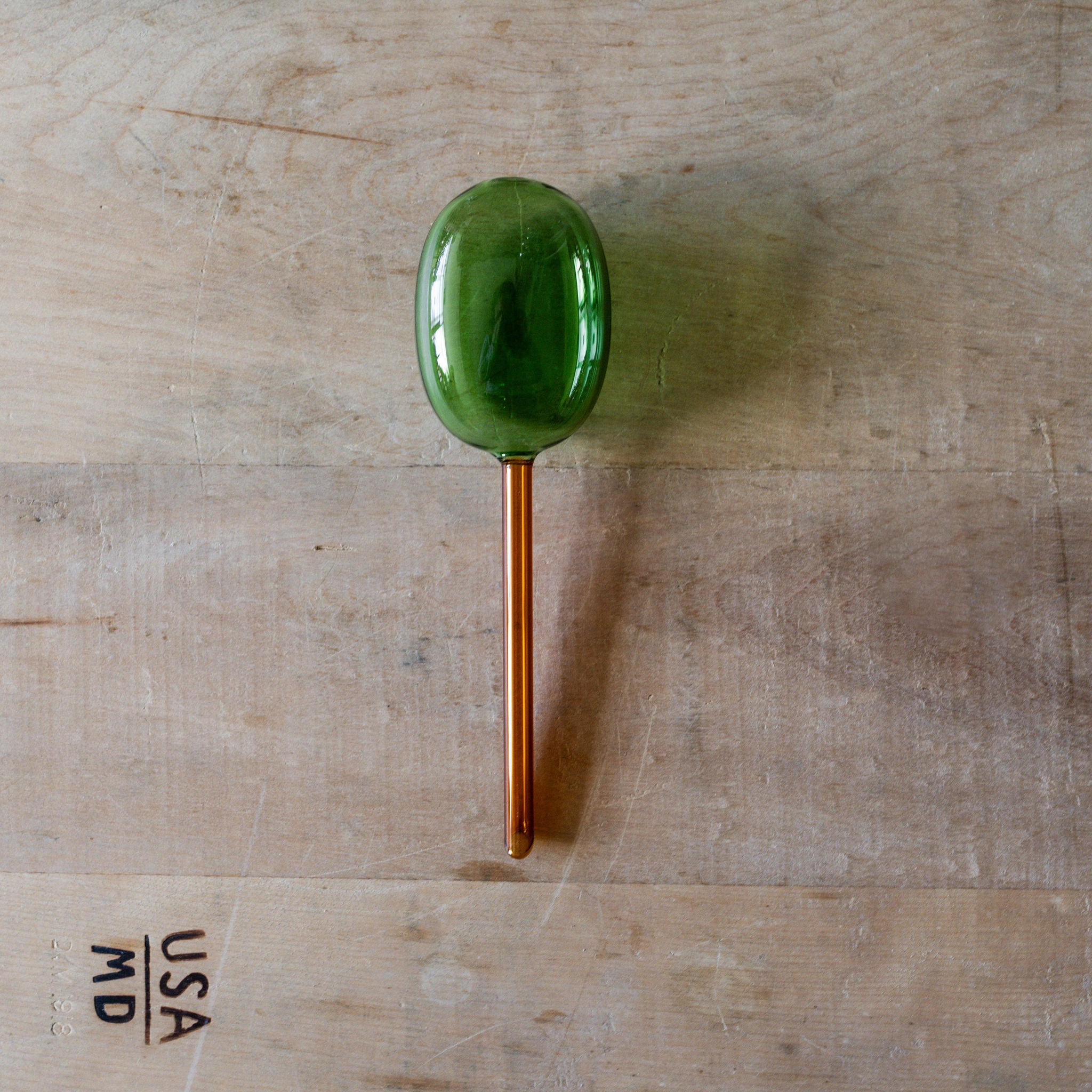 Amabro Two Tone Glass Water Dispenser Large Green Amber – Miss Arthur