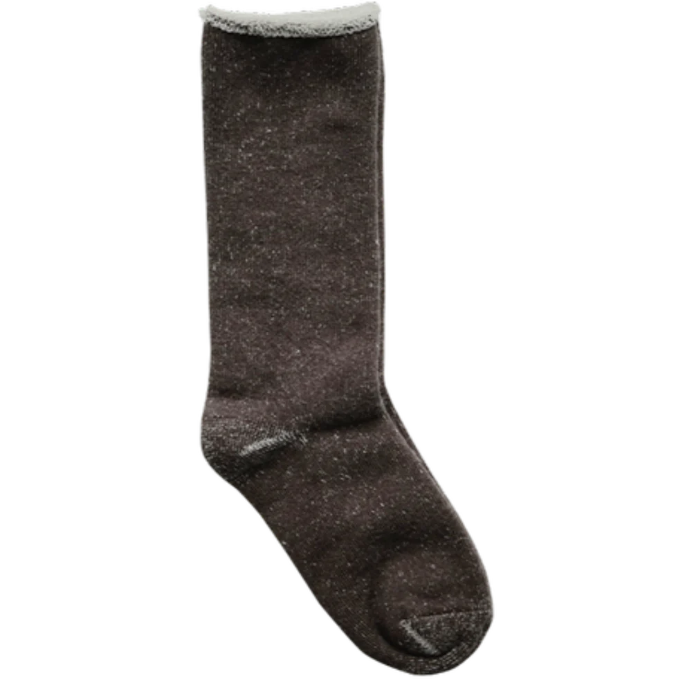 Hakne Cotton Wool Pile Socks Mocha Brown Medium – Miss Arthur